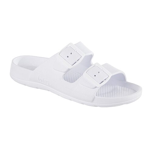 Click here for Totes Womens Totes Slide Sandals  11  White prices