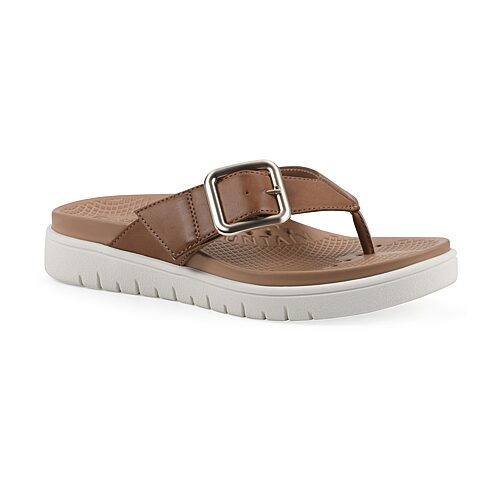 Click here for White Mountain Nalla Womens Adjustable Strap Footb... prices