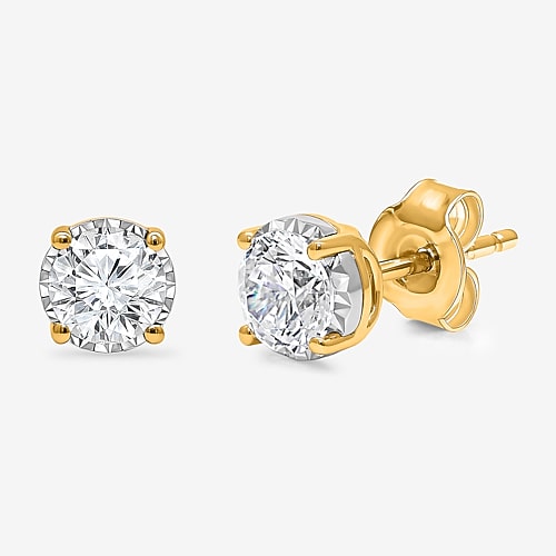 Click here for ( I/SI2 ) 1 CT. T.W. Lab-Grown Diamond Sterling Si... prices