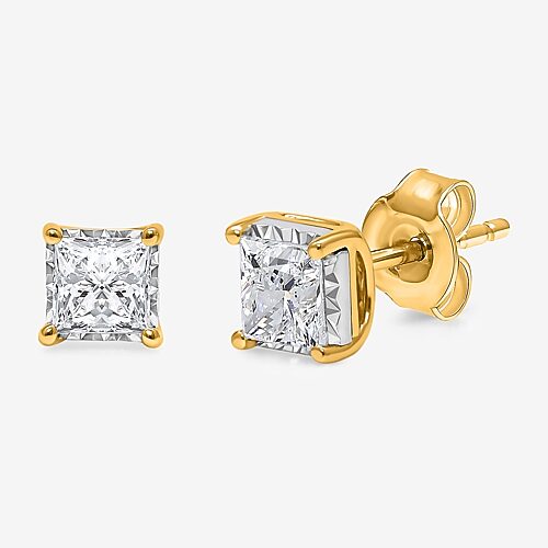 Click here for ( I/SI2 ) 1 CT. T.W. Lab-Grown Diamond Sterling Si... prices