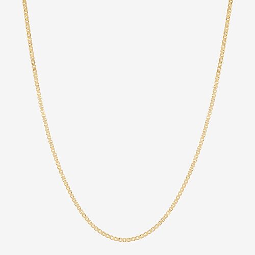 Click here for Made in Italy Womens 14K Gold 20 Inch Box Chain Ne... prices