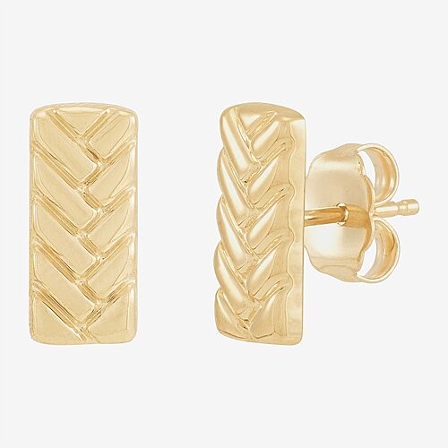 Click here for Gold Addiction 10K Gold 6mm Stud Earrings  One Siz... prices