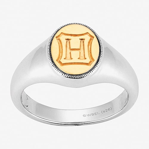 Click here for Harry Potter Womens 14K Gold Over Silver Signet Ri... prices