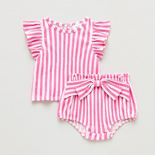 Click here for Okie Dokie Baby Girls 2-pc. Short Set  Newborn  Pi... prices