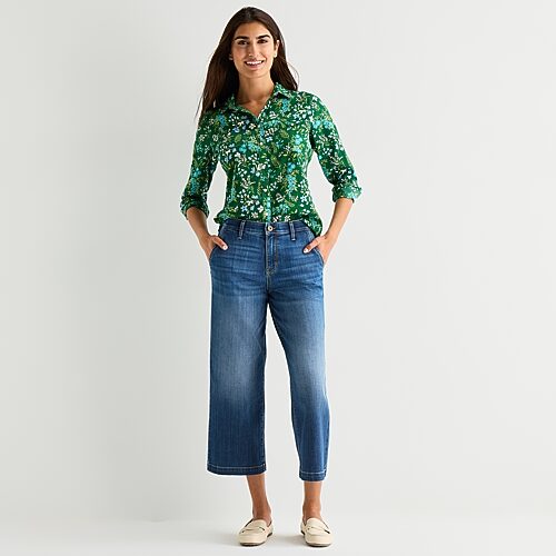 Click here for St. Johns Bay Womens High Rise Wide Leg Jean  8  B... prices