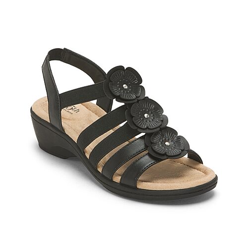 Click here for east 5th Womens Ilita Strap Sandals  6 Medium  Bla... prices