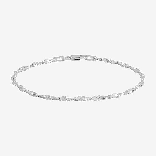 Click here for Made in Italy Womens Sterling Silver 7.5 Inch Soli... prices