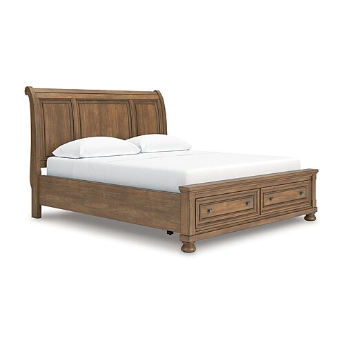 Click here for Signature Design by Ashley Grant Storage Sleigh Be... prices