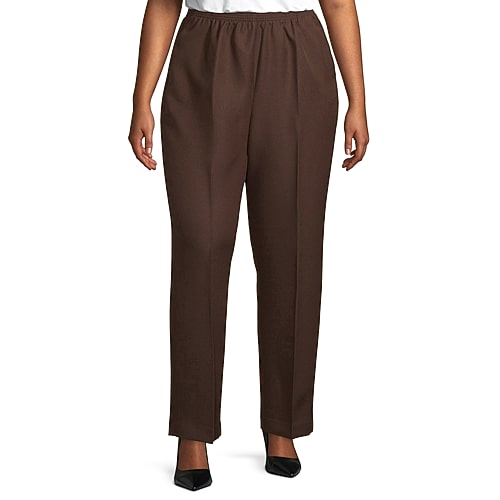 Click here for Alfred Dunner Classics Womens Plus Straight Pull-O... prices