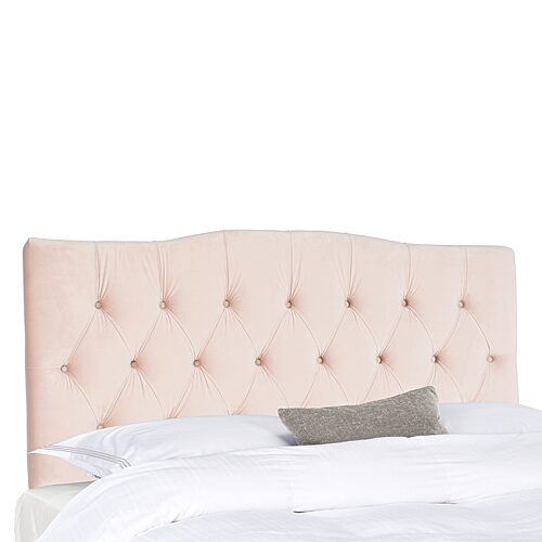Click here for Axel Linen Upholstered Headboard  One Size  Pink prices