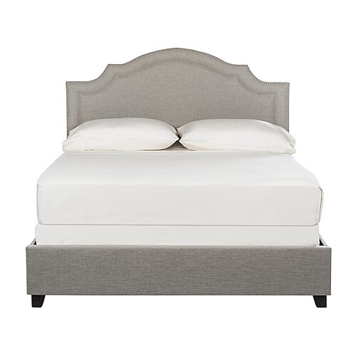 Click here for Theron Upholstered Bed w/nail-head trim  One Size... prices