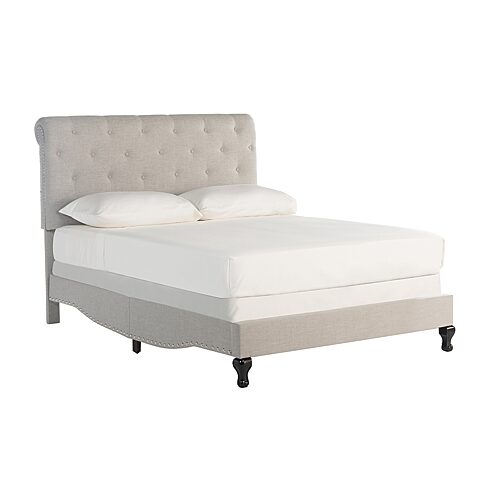 Click here for Hathaway Sleigh Upholstered Bed  One Size  Gray prices