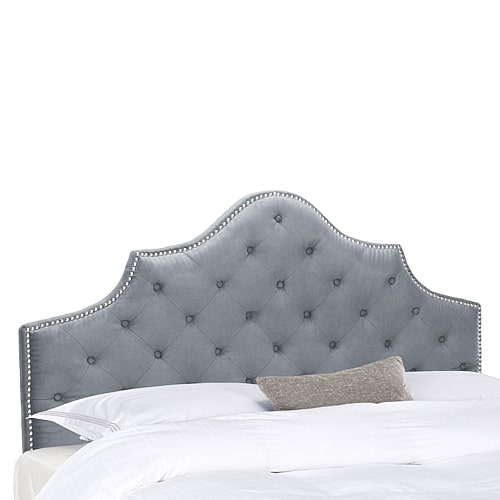 Click here for Arebelle Upholstered Tufted Nailhead Trim Headboar... prices