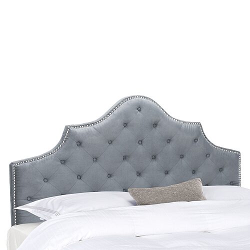 Click here for Arebelle Upholstered Tufted Nailhead Trim Headboar... prices