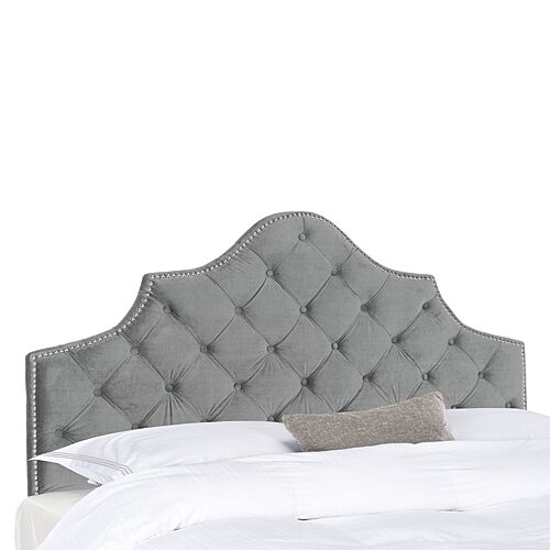 Click here for Arebelle Upholstered Tufted Nailhead Trim Headboar... prices