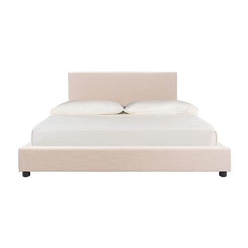 Click here for Carter Upholstered Bed Frame  One Size  Beige prices