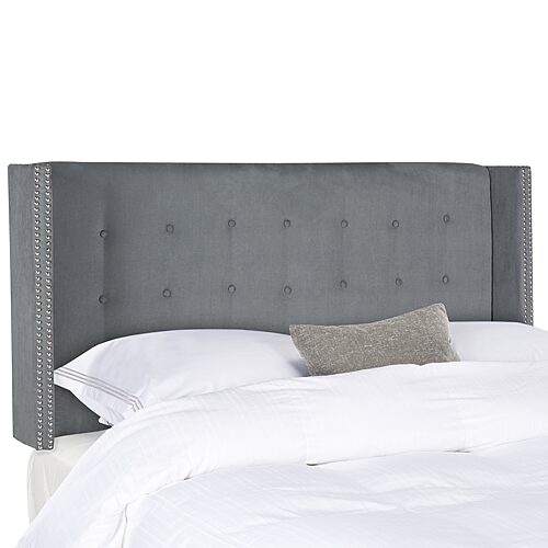Click here for Keegan Polyester Upholstered Tufted Nailhead Trim... prices