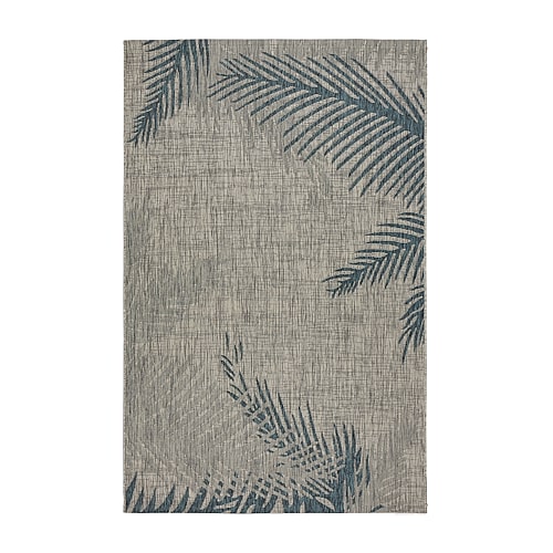 Click here for Celeste Coastal Palm Leaf Indoor Outdoor Rectangul... prices