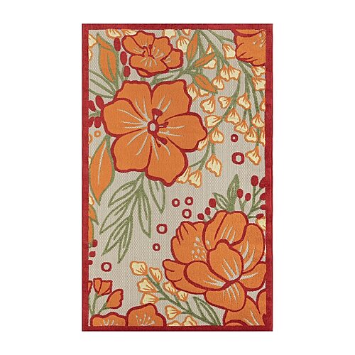 Click here for Corazon Tropical Hibiscus Indoor Outdoor Rectangul... prices