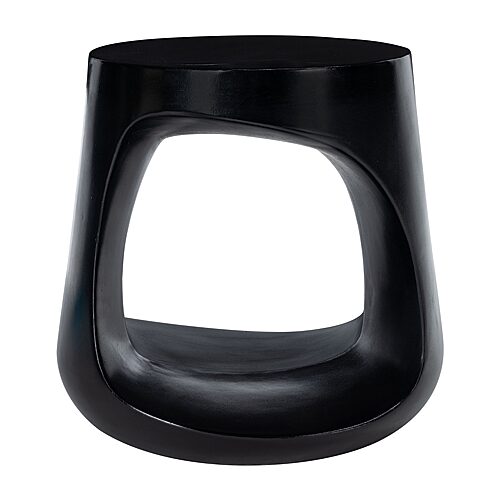 Click here for Vikki Concrete Accent Stool - Black prices