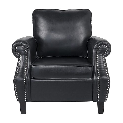 Dowd Roll Arm Chair  One Size  Black