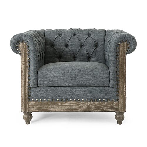 Voll Roll Arm Chair  One Size  Gray