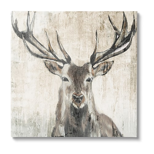 Click here for Stupell Industries Rustic Deer Elk Wildlife Portra... prices