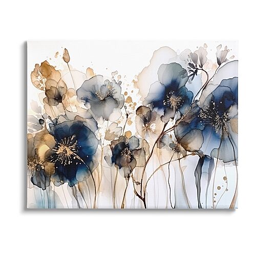 Click here for Stupell Industries Navy & Gold Abstraction Canvas... prices