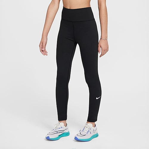 Click here for Nike Dri-Fit One Big Kid Girls High Rise Knit Acti... prices