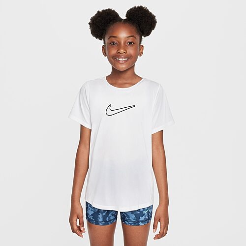 Click here for Nike Dri-Fit One Big Kid Girls Crew Neck Short Sle... prices