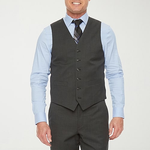 Stafford Coolmax All Season Ecomade Mens Classic Fit Suit Vest  Xx-large  Gray