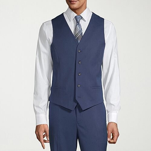 Click here for J. Ferrar Mens Regular Fit Big and Tall Suit Vest... prices