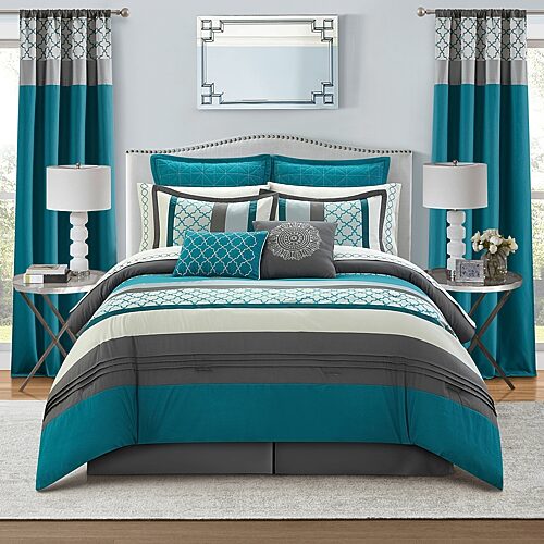 Click here for Stratford Park Avalon Geometric 16-Pc. Comforter S... prices