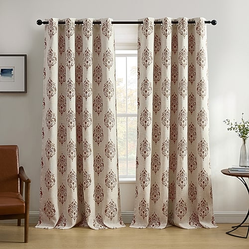 Click here for Threadmade Navara Medallion Room Darkening Window... prices