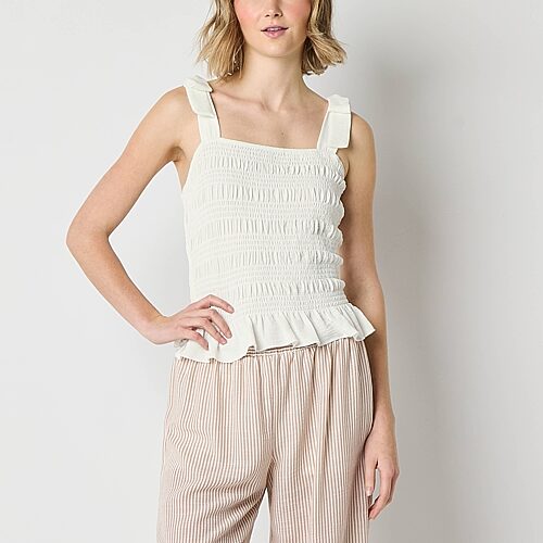 Click here for Brannan Womens Square Neck Sleeveless Blouse  X-la... prices