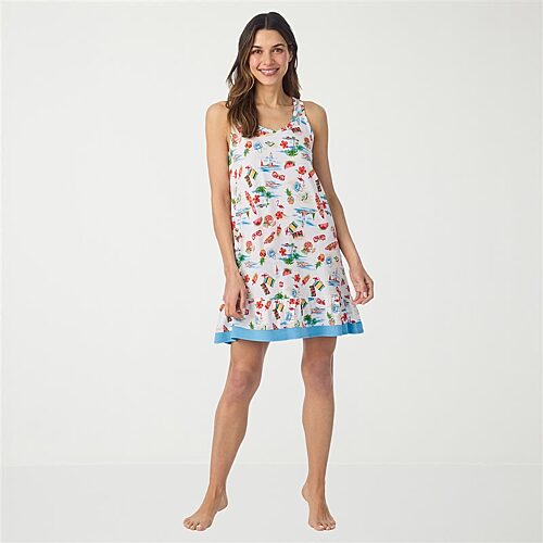 Click here for Cuddl Duds Womens Sleeveless Scoop Neck Chemise -... prices