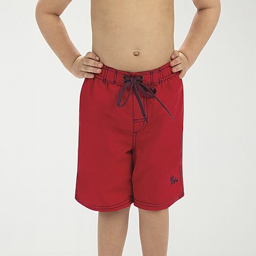 Click here for Toddler Boy Little Dolfin(R) Swim Trunks - Red prices