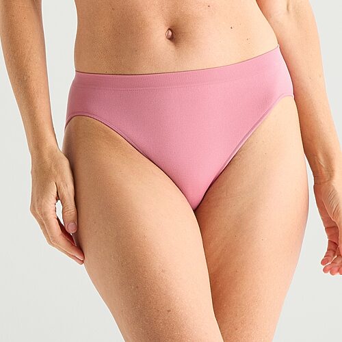 Click here for Ambrielle Womens Seamless High Cut Panty  Large  P... prices