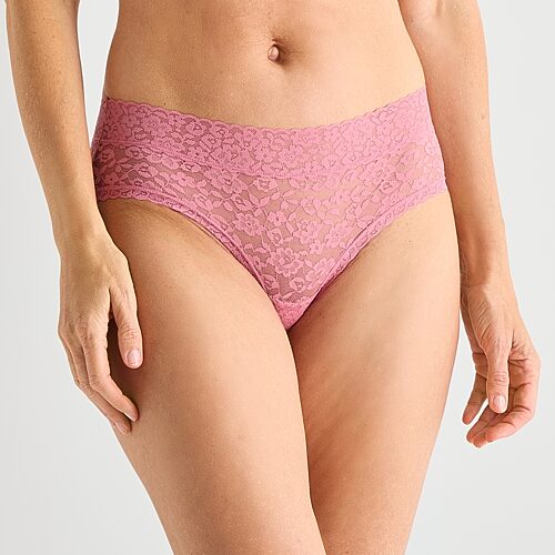Click here for Ambrielle Everyday Lace Hipster Panty  Small  Pink prices