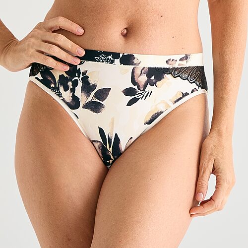 Click here for Ambrielle Supersoft High Cut Panty  Medium  Beige prices