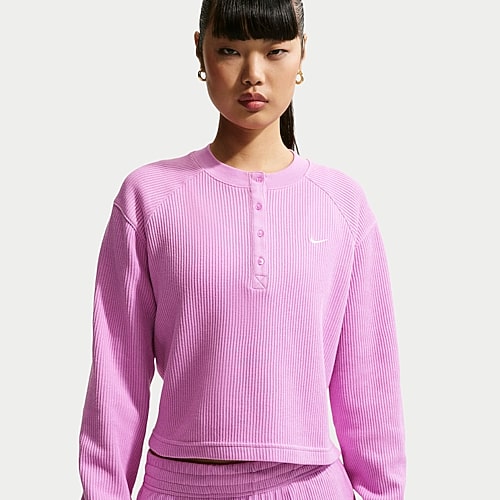 Click here for Nike Womens Long Sleeve Regular Fit Henley Shirt... prices