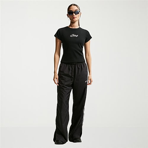 Click here for Nike Womens Crew Neck Short Sleeve Active Crop Top... prices