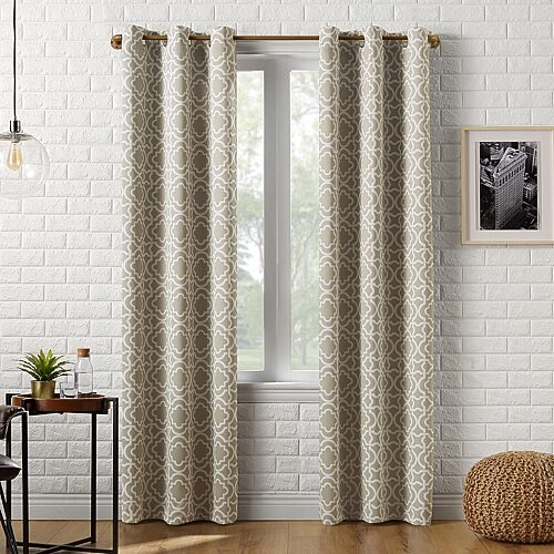 Click here for Barnett Trellis Blackout Grommet Curtain Panel - T... prices