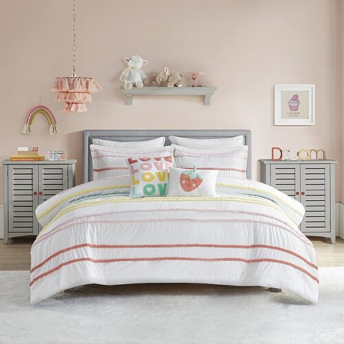 Click here for Intelligent Design Haisley Chenille Trim 5-Pc. Duv... prices