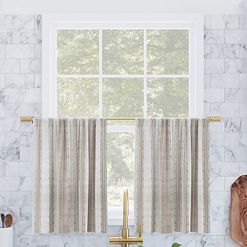 Click here for Archaeo Cassidy 2-pc. Rod Pocket Window Tier  One... prices