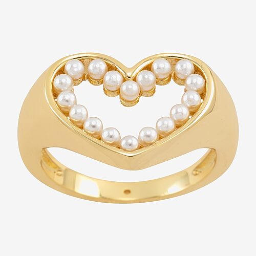 Click here for Sparkle Allure Open Womens White Simulated Pearl 1... prices