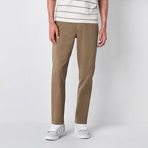 Click here for Arizona Mens Athletic Fit Chino Pant  Medium  Brow... prices
