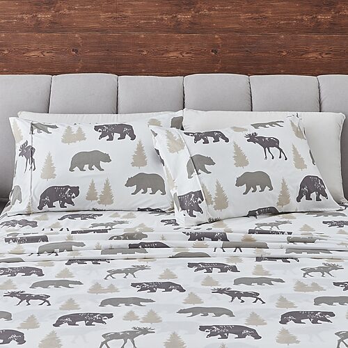 Click here for Linery Rustic Lodge Sheet Set  One Size  Multiple... prices