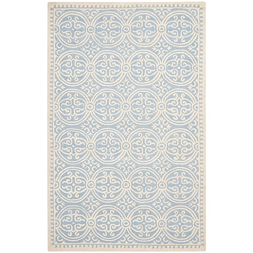 Click here for Safavieh Iris Wool Rectangular Rug  One Size  Blue prices