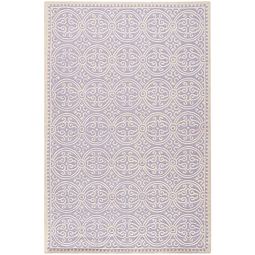 Click here for Safavieh Iris Wool Rectangular Rug  One Size  Purp... prices
